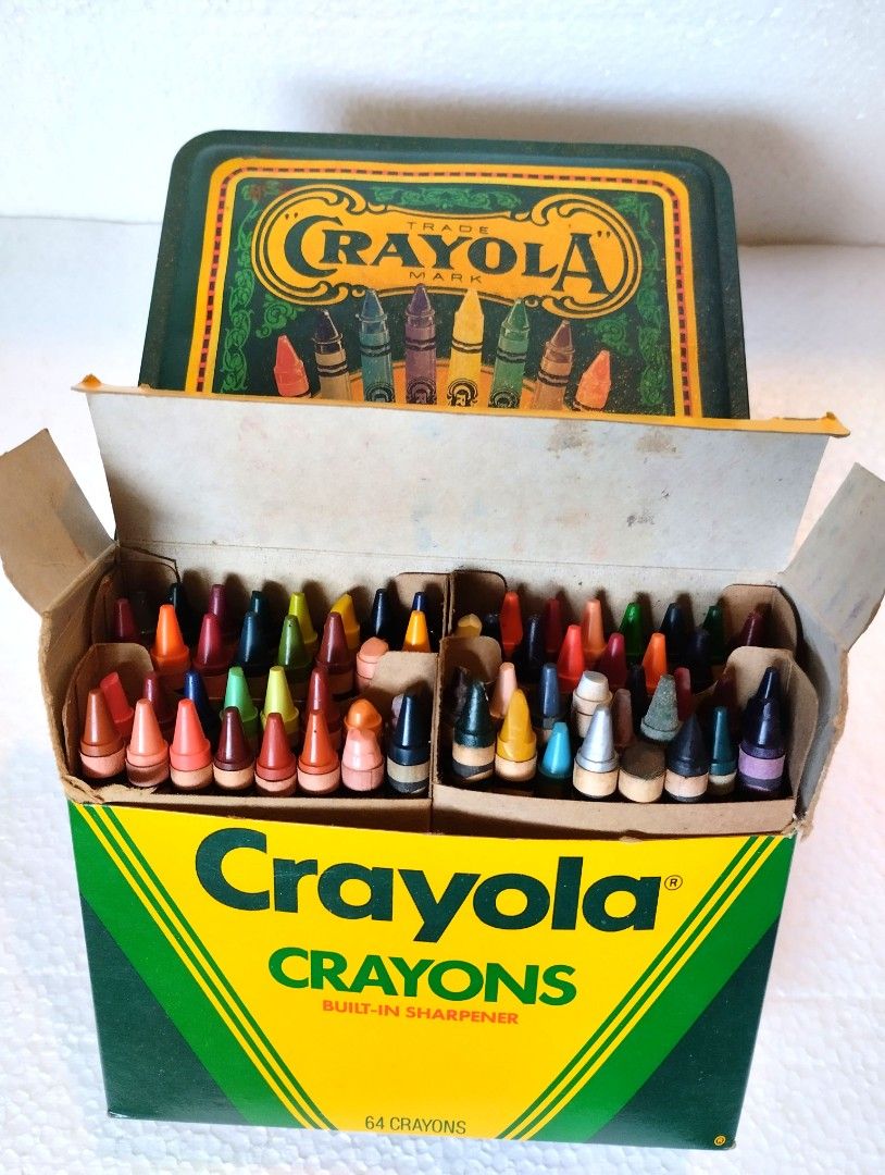 CRAYOLA crayons, Hobbies & Toys, Memorabilia & Collectibles, Vintage ...