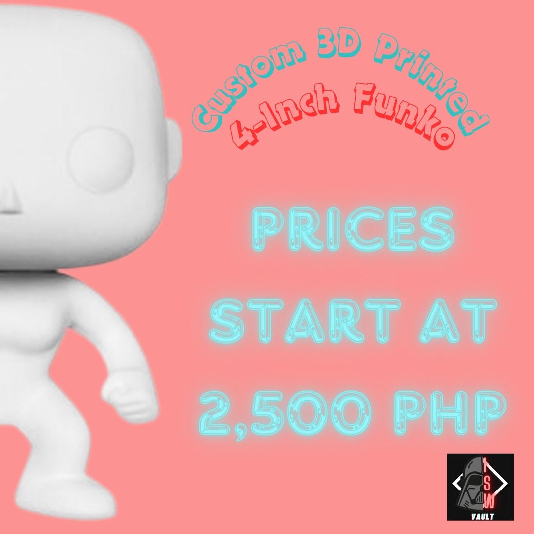 Custom 3D Printed 4-Inch Funko Pop, Hobbies & Toys, Memorabilia ...