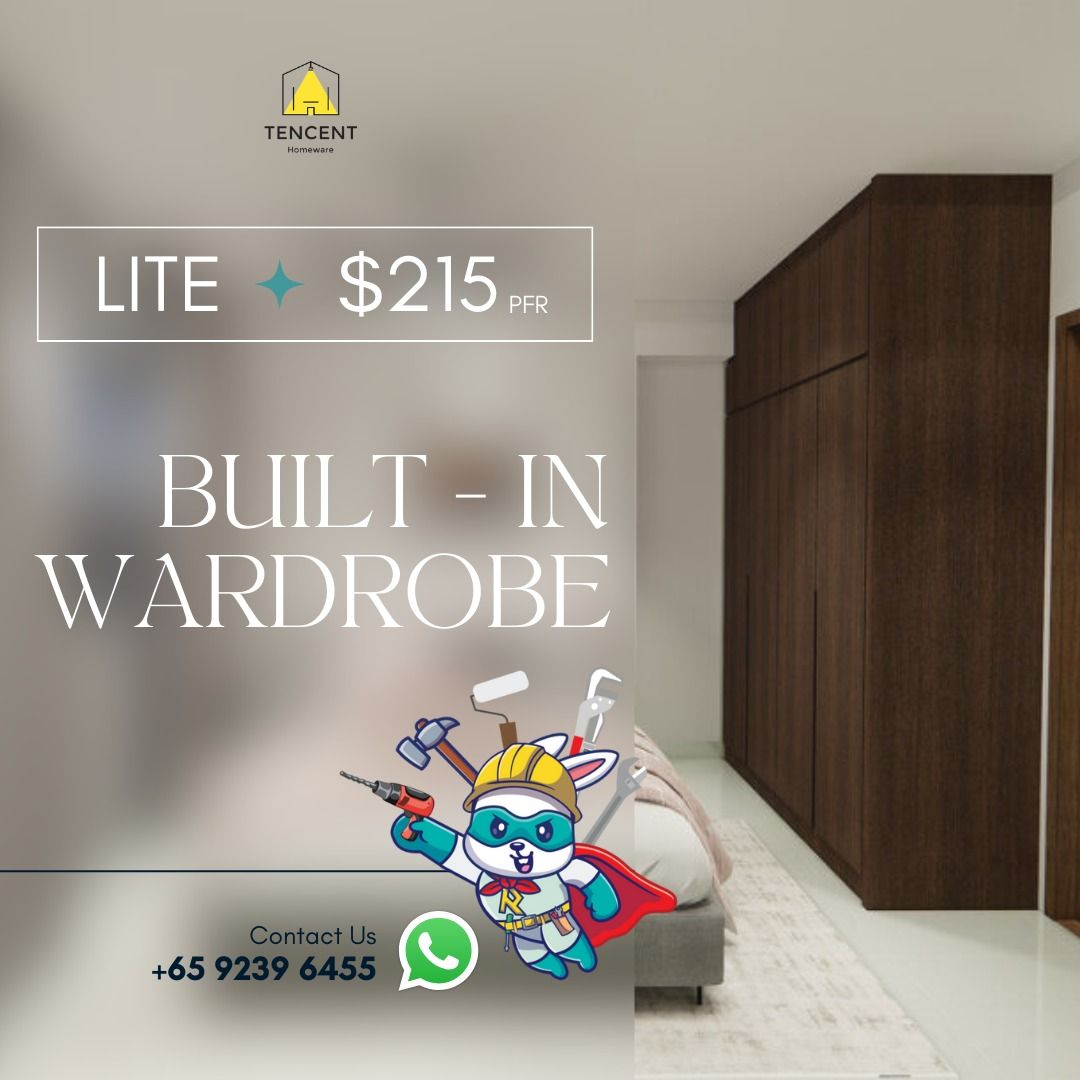 Customized Wardrobe | Casement door Wardrobe | Laminate built in ...