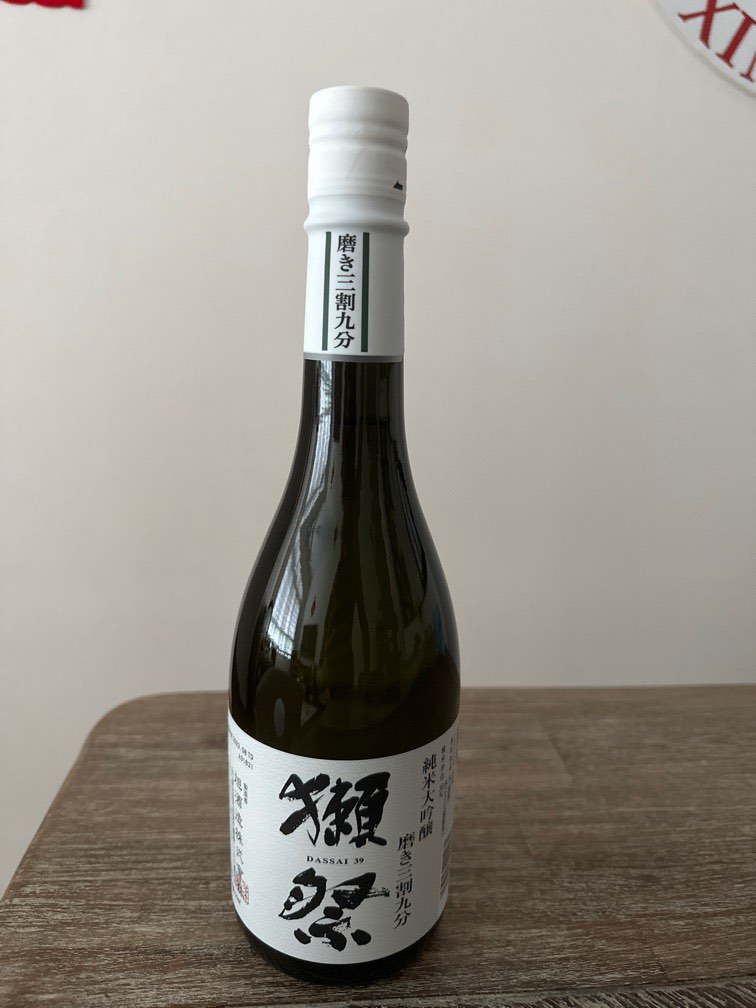Dassai 39 japanese sake 720ml, Food & Drinks, Alcoholic Beverages on Carousell