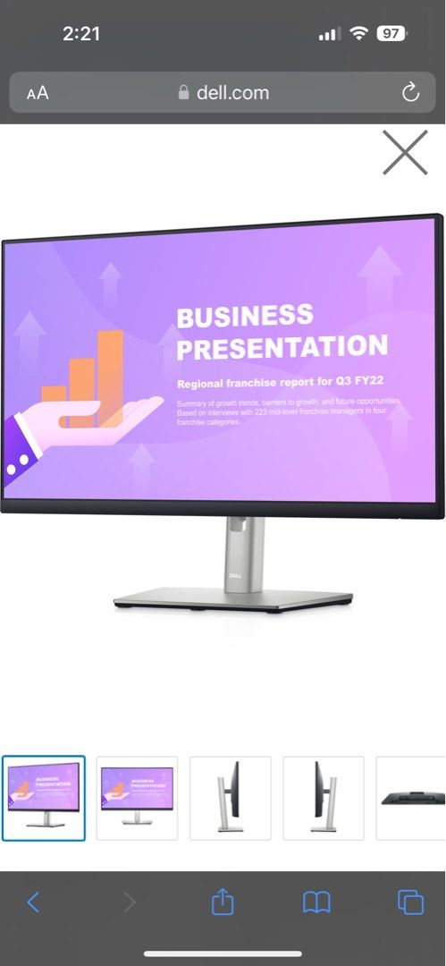 Dell 24 Monitor - P2422HE, Computers & Tech, Parts & Accessories ...