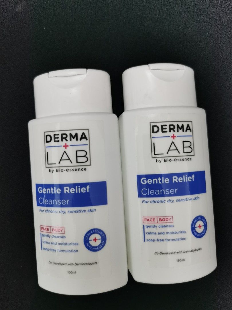 DERMA LAB Gentle Relief Cleanser 150gx2 for face & body / Age defy Face ...