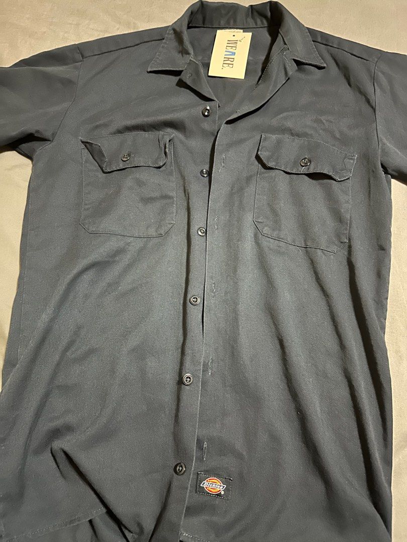 Dickies vintage style collared shirt, Men's Fashion, Coats, Jackets and ...