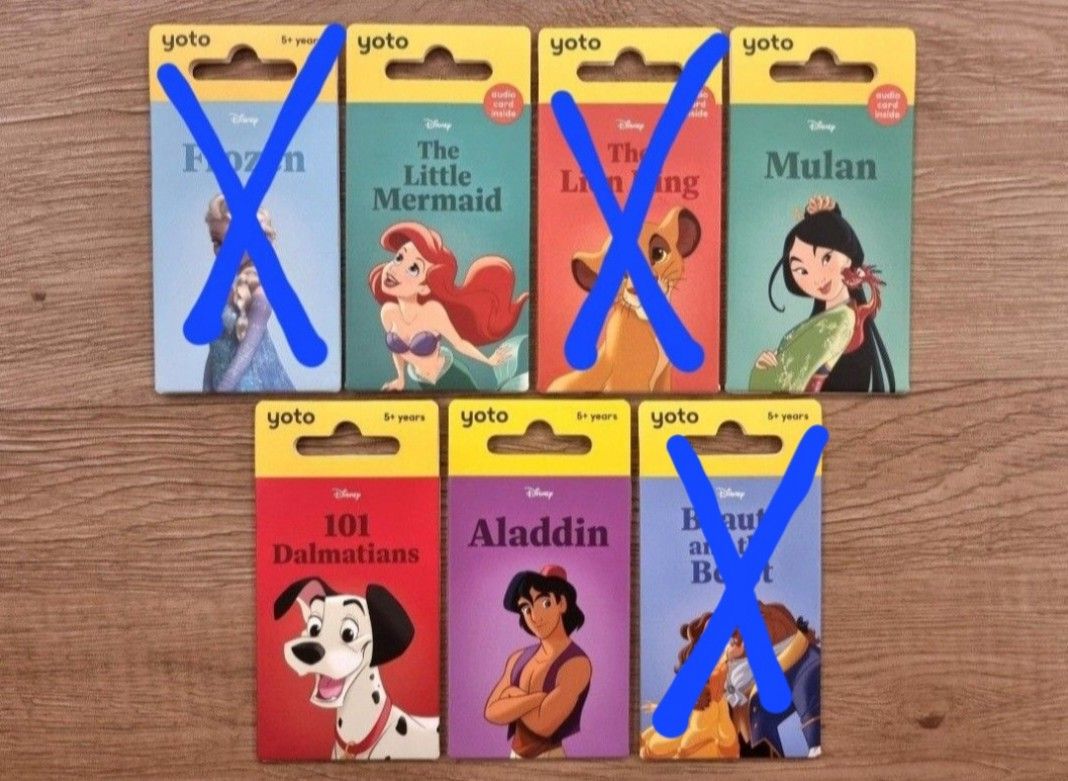 Disney Classics Yoto story cards, Hobbies & Toys, Toys & Games on Carousell