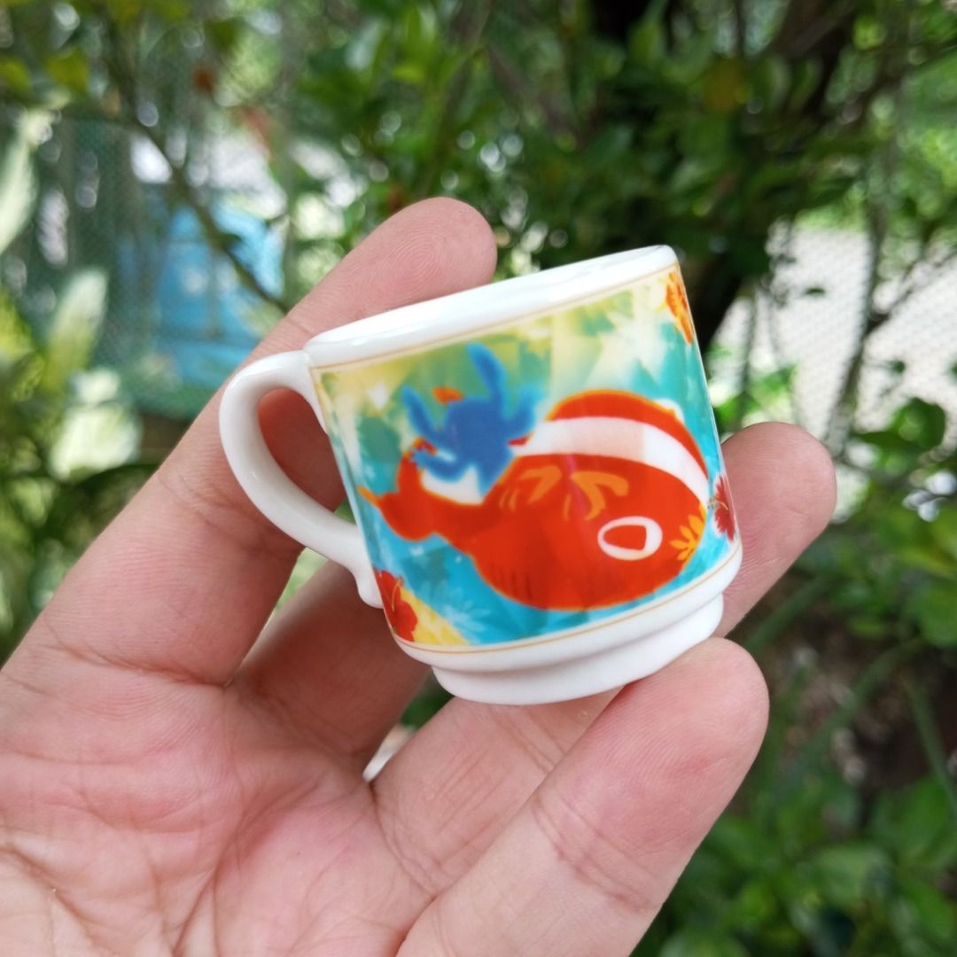 DISNEY Lilo and Stitch Mini Ceramic Cup, Hobbies & Toys, Toys & Games ...