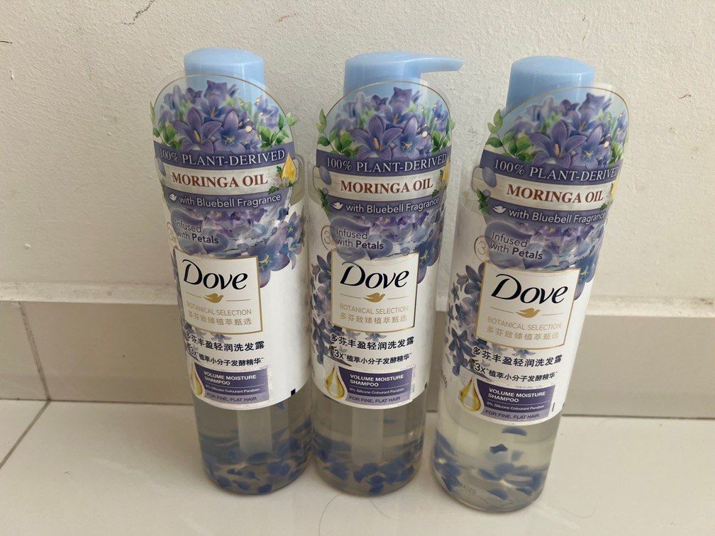 Dove Botanical Selection Volume Moisture Shampoo, Beauty & Personal ...