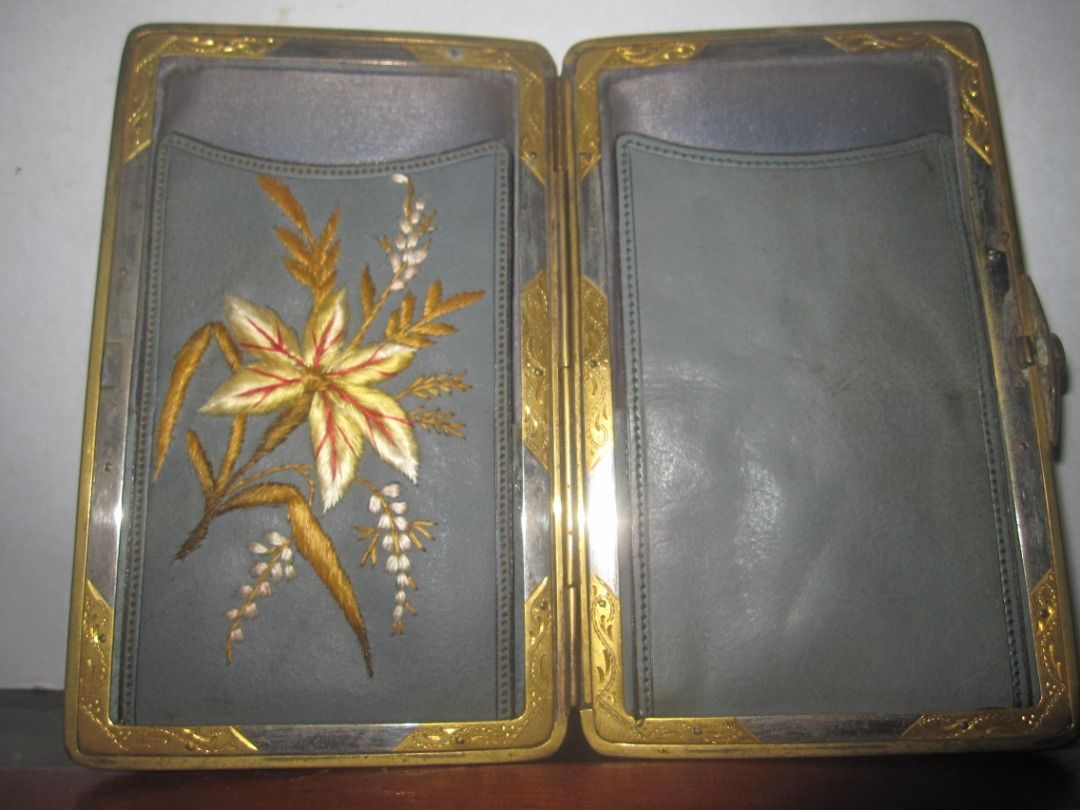 Edwardian Ladies Carte De Visite / Calling Card Wallet Leather ...