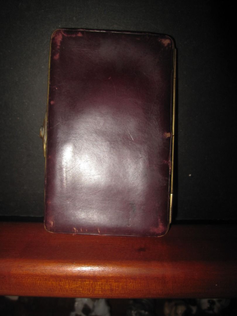 Edwardian Ladies Carte De Visite / Calling Card Wallet Leather ...