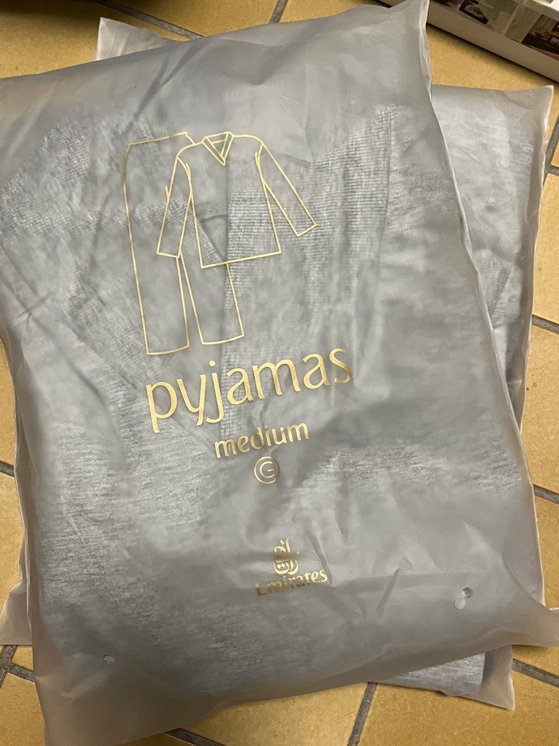 Emirates pajamas set x 2, Luxury, Apparel on Carousell