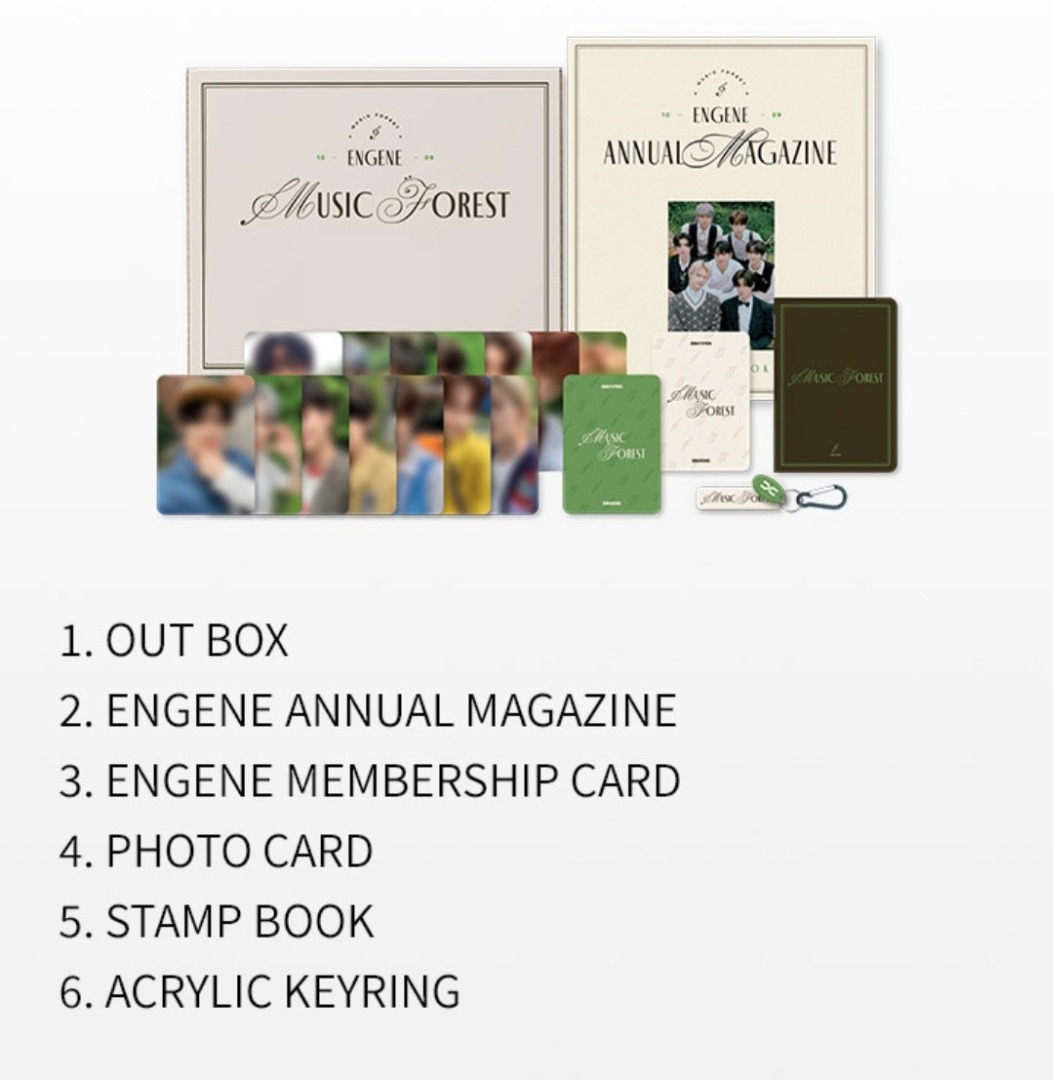 Enhypen 4th Membership TINGI, Hobbies & Toys, Memorabilia ...