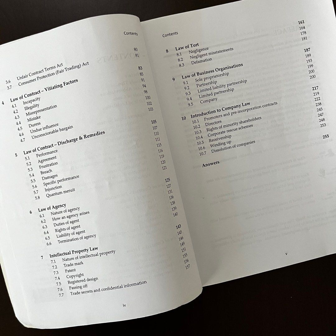 Essentials of Business Law / Chandra Gopalan, Hobbies & Toys, Books ...