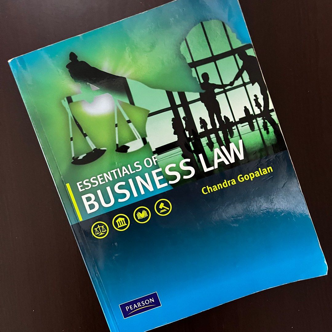 Essentials of Business Law / Chandra Gopalan, Hobbies & Toys, Books ...