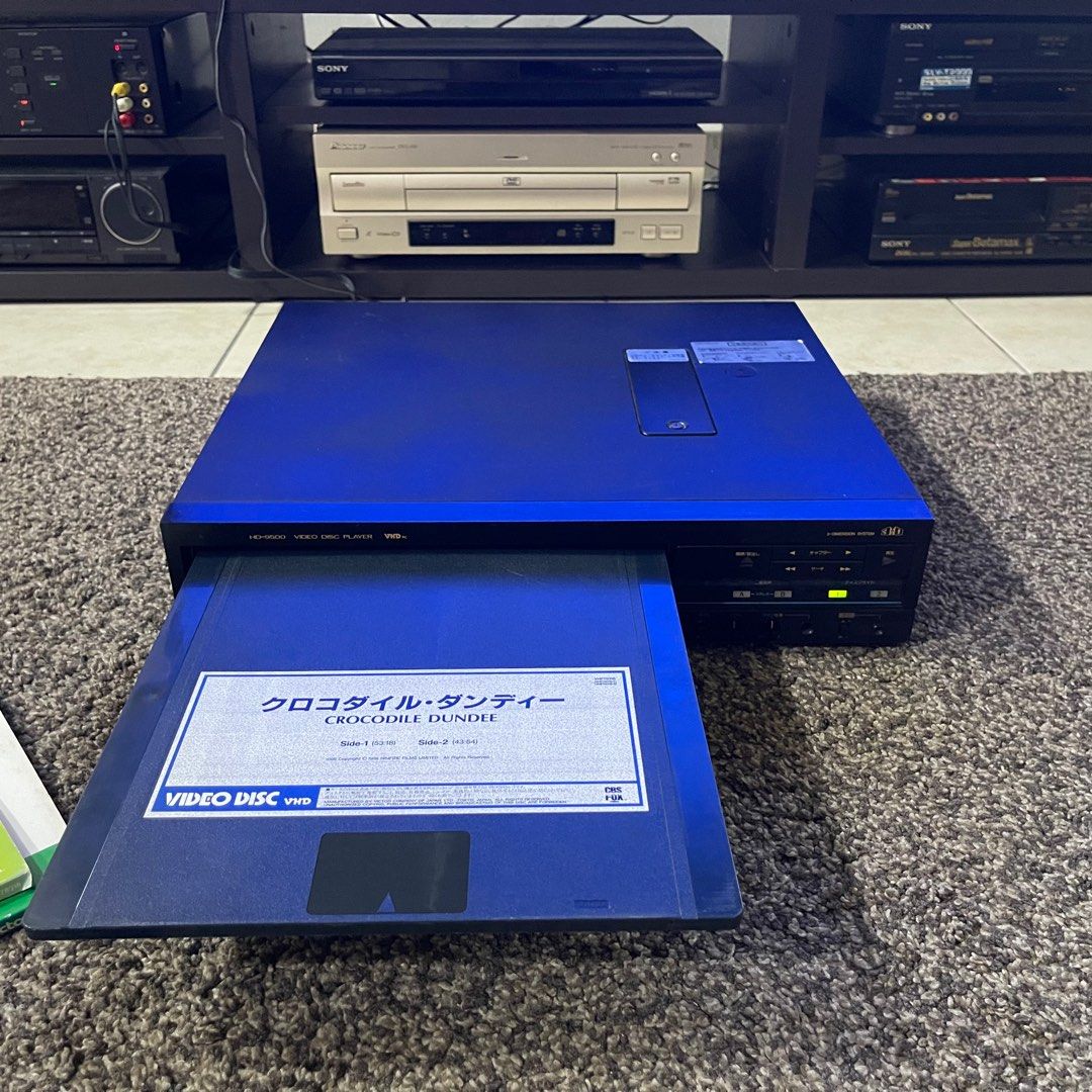 EXTREMELY RARE VICTOR (JVC) HD-9500 VHD VIDEO DISC PLAYER, TV & Home Appliances, TV ...