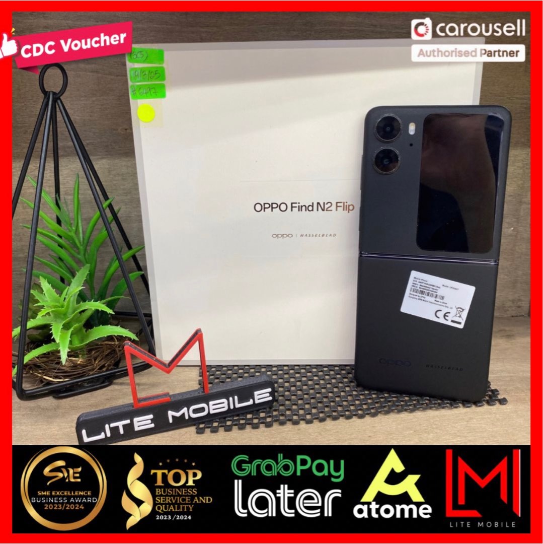Find N2 Flip Astral Black 256GB, Mobile Phones & Gadgets, Mobile Phones ...