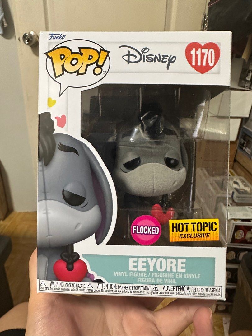 Flocked Eeyore Funko Pop - Disney Winnie The Pooh, Hobbies & Toys, Toys ...
