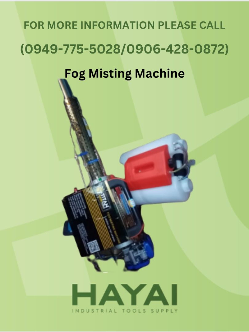 Fog Misting Machine, Commercial & Industrial, Construction Tools ...