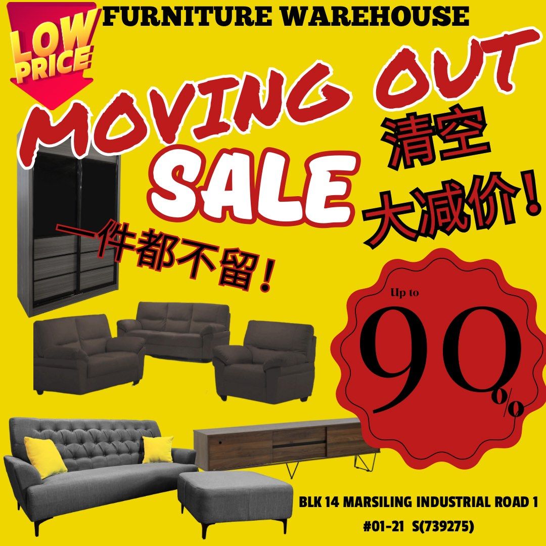 Furniture clearance Moving Out Sales (Sofa Mattress Dining Set Wardrobe ...