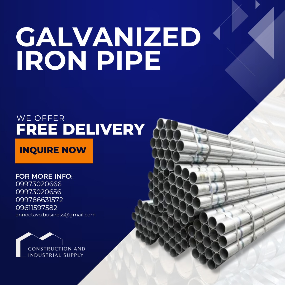GI Steel | Steel Pipes | Building Materials | Galvanization | Pipe ...