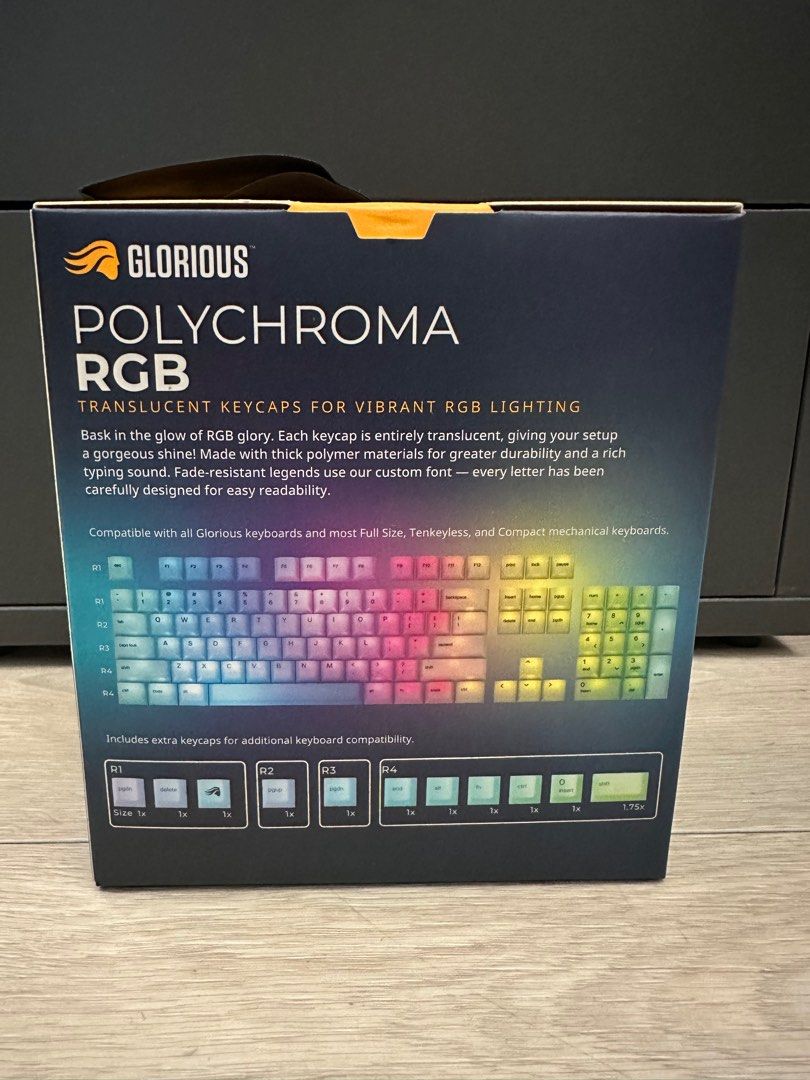 Glorious Polychroma RGB Keycaps, Computers & Tech, Parts & Accessories ...