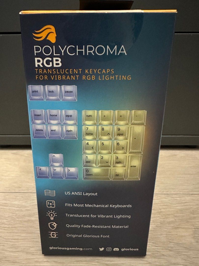 Glorious Polychroma RGB Keycaps [Price Reduced], Computers & Tech ...