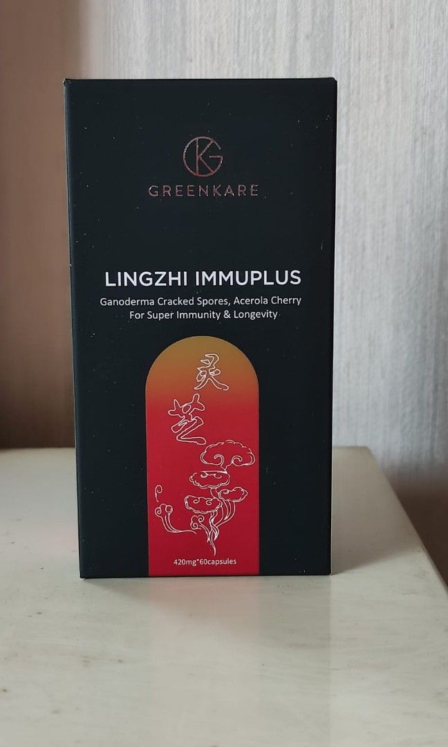 [GMP Certified] Lingzhi Cracked Spores Ganoderma 60 capsules, Health ...