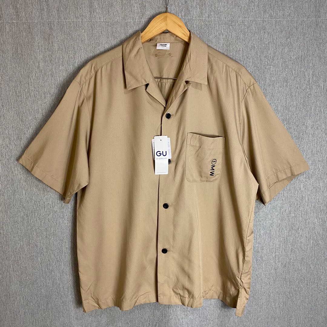 GU - Sophnet - Open Collar Shirt, Men's Fashion, Activewear on Carousell