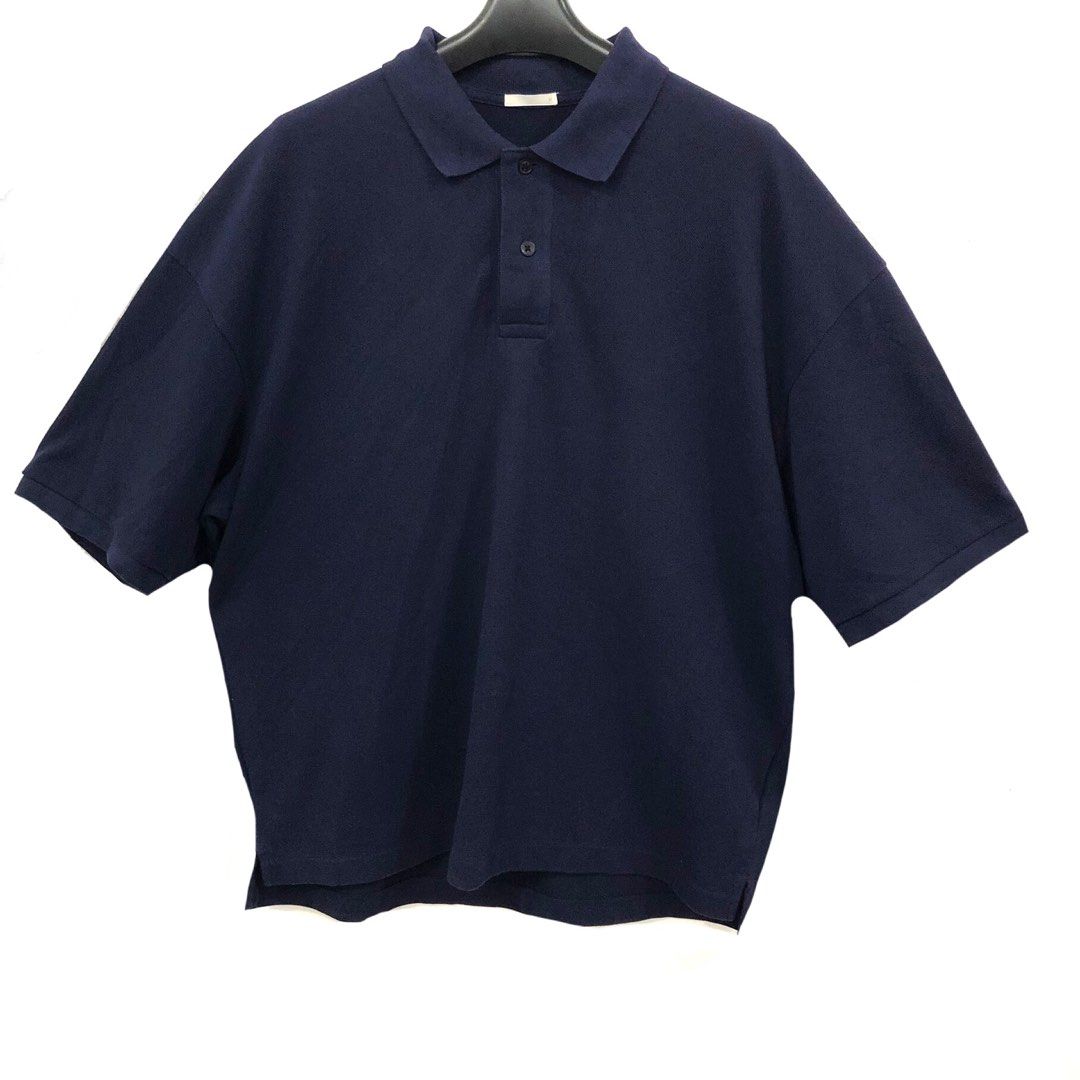 GU Mens By Uniqlo Pique Cotton Japanese Style Boxy Loose Wide Sleeve ...