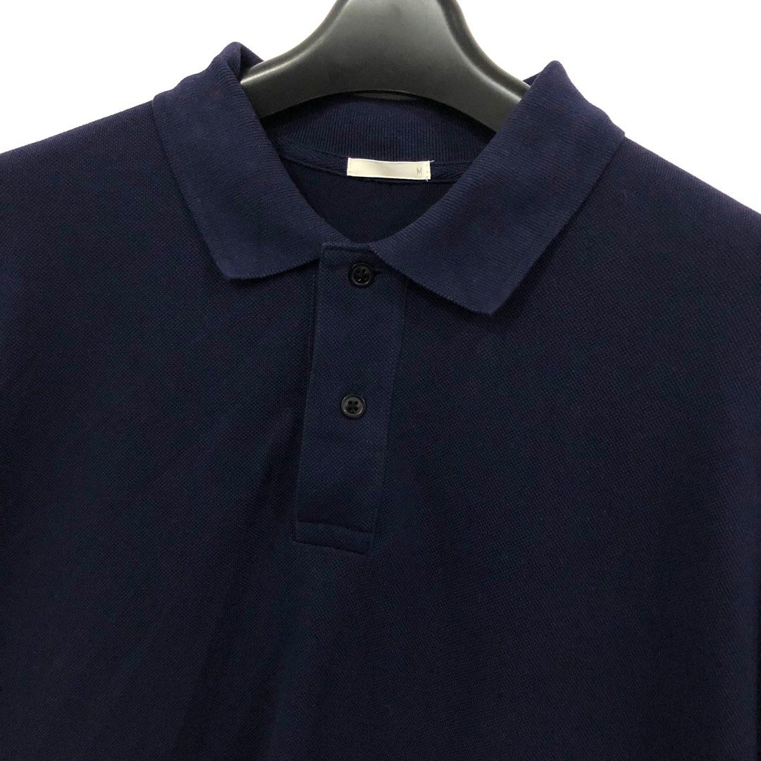 GU Mens By Uniqlo Pique Cotton Japanese Style Boxy Loose Wide Sleeve ...