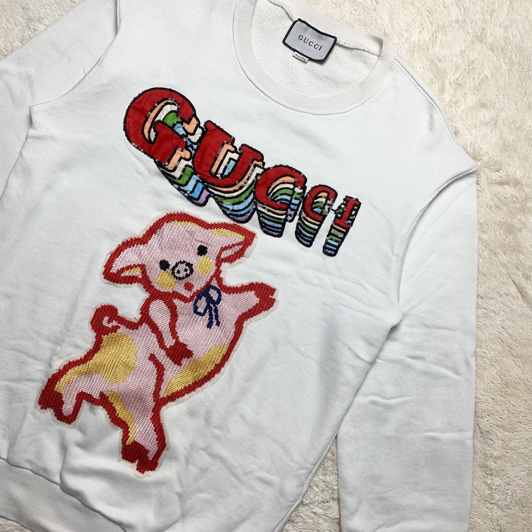 Gucci Three Little Pigs Sweatshirt, Women's Fashion, Coats, Jackets and ...