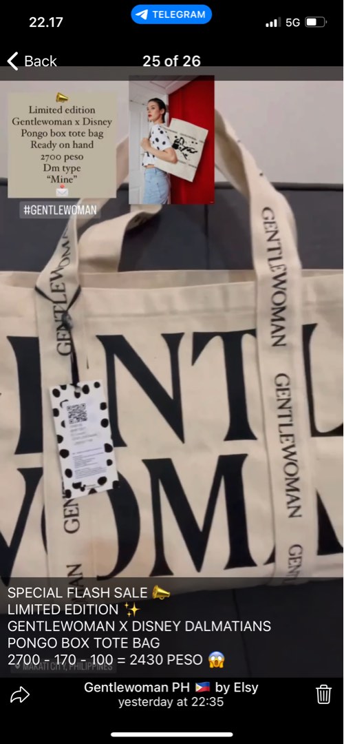 GW pongo box tote bag, Women's Fashion, Bags & Wallets, Tote Bags on ...