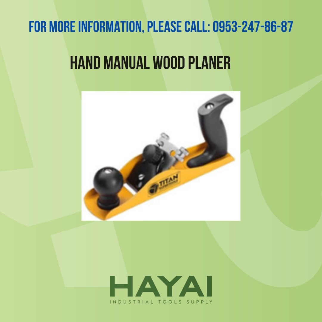 HAND MANUAL WOOD PLANER, Commercial & Industrial, Construction Tools ...