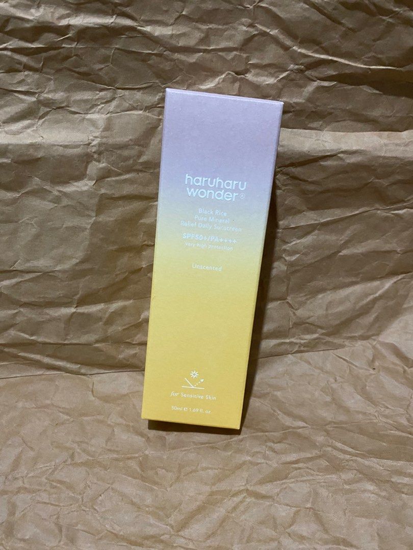 Haru haru Wonder Black Rice Pure Mineral Daily Sunscreen, Beauty ...