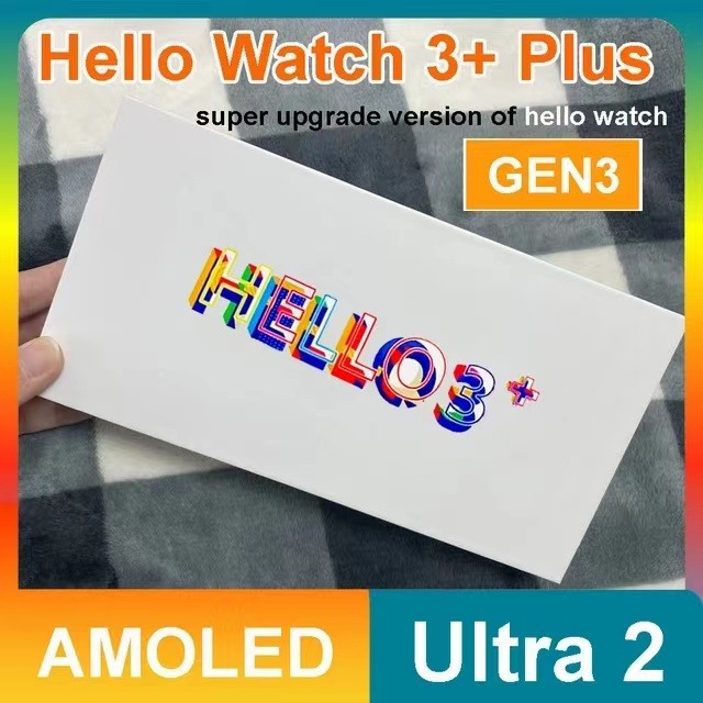 Hello Watch 3 Plus Ultra 2023 Smartwatch AMOLED 4GB ROM Watch 9 Ultra ...