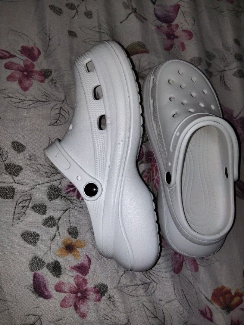 High crocs, Women's Fashion, Footwear, Slippers and slides on Carousell