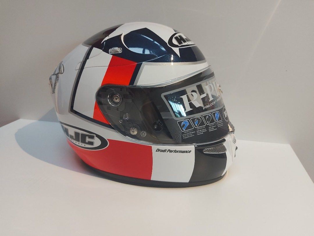 HJC RPHA 10 Plus Ben Spies Replica MC1, Motorcycles, Motorcycle Apparel ...