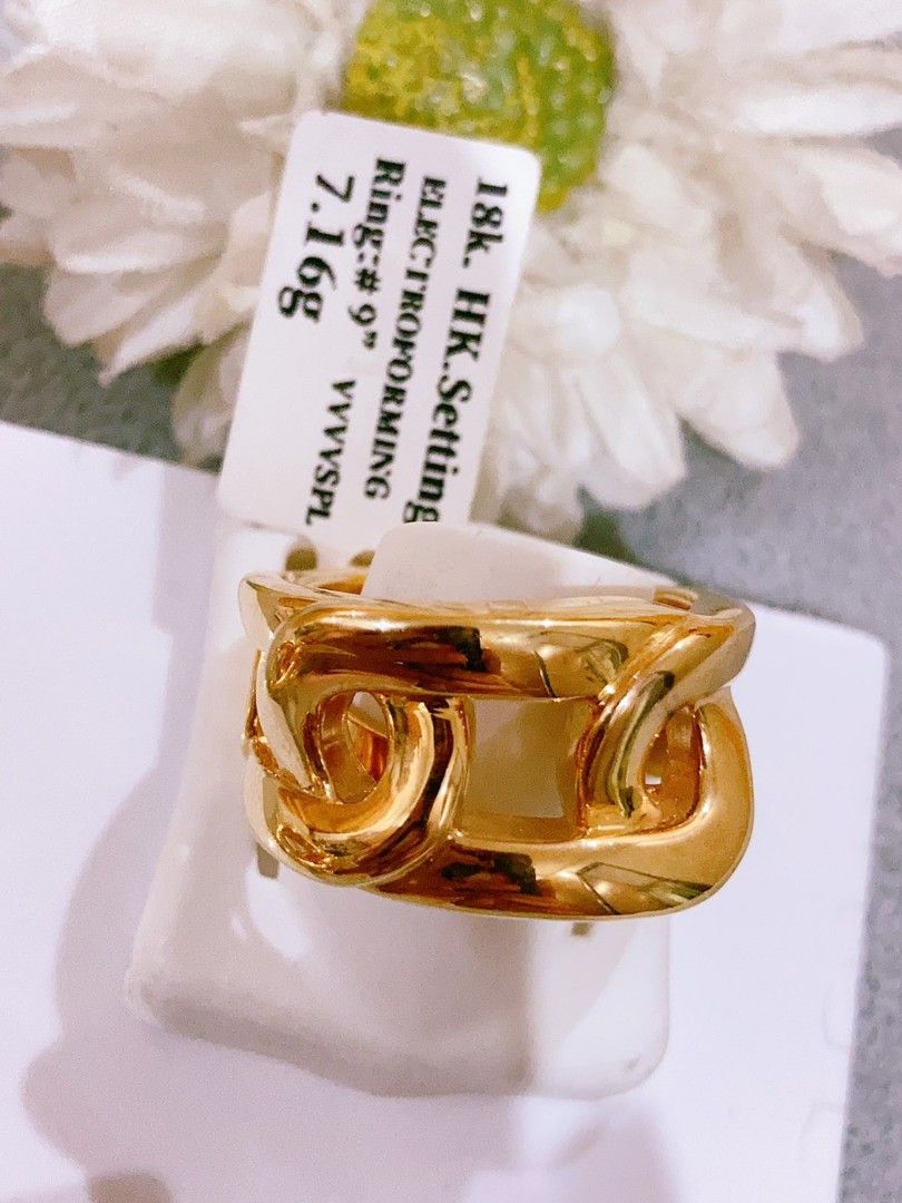 Hk Electroforming Ring, Women's Fashion, Jewelry & Organizers, Rings on Carousell