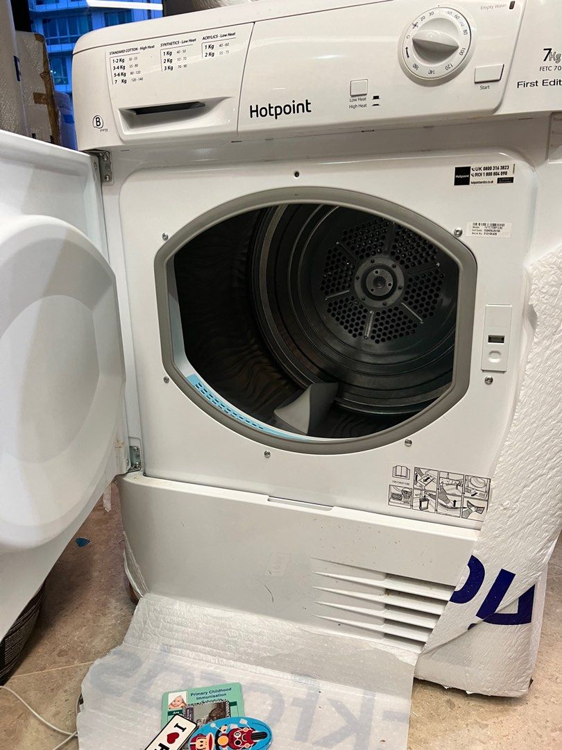 Hot point Tumbler dryer 7kg, TV & Home Appliances, Washing Machines and ...