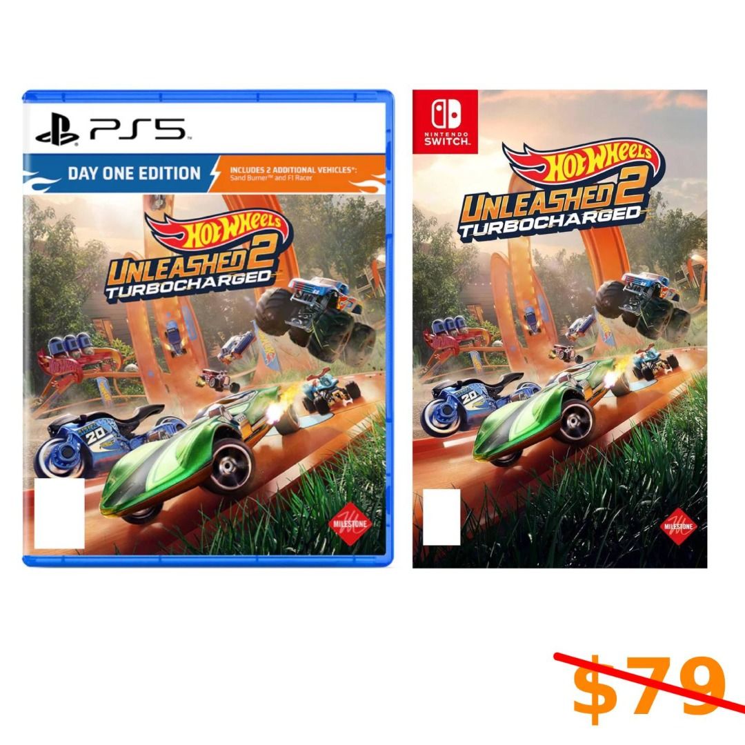 Hot Wheels Unleashed 2: Turbocharged Brand New (PS5, Video Gaming ...