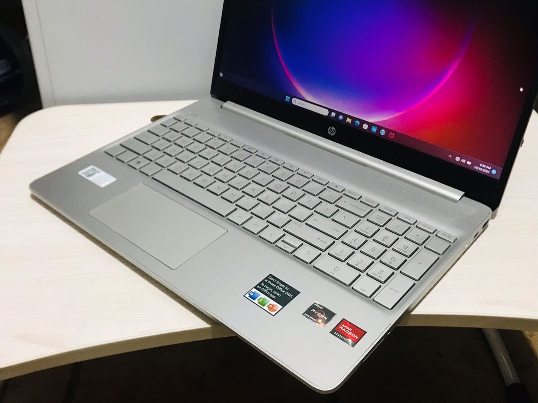 HP LAPTOP 15s (EQ3XXX) Ryzen 5 11Th Gen,8GB RAM UPGRADABLE,512GB SSD,NO ...