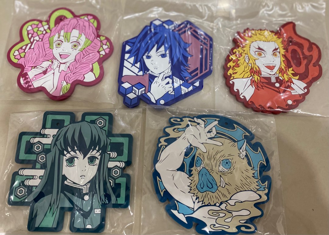 Ichiban Kuji - Demon slayer - Rubber Coaster(5 pcs), Hobbies & Toys ...