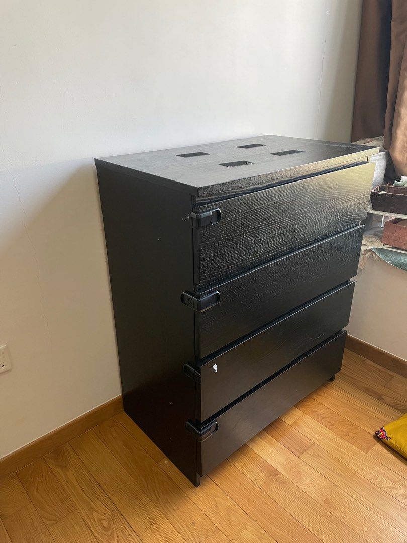Ikea Malm Drawers, Furniture & Home Living, Furniture, Shelves ...