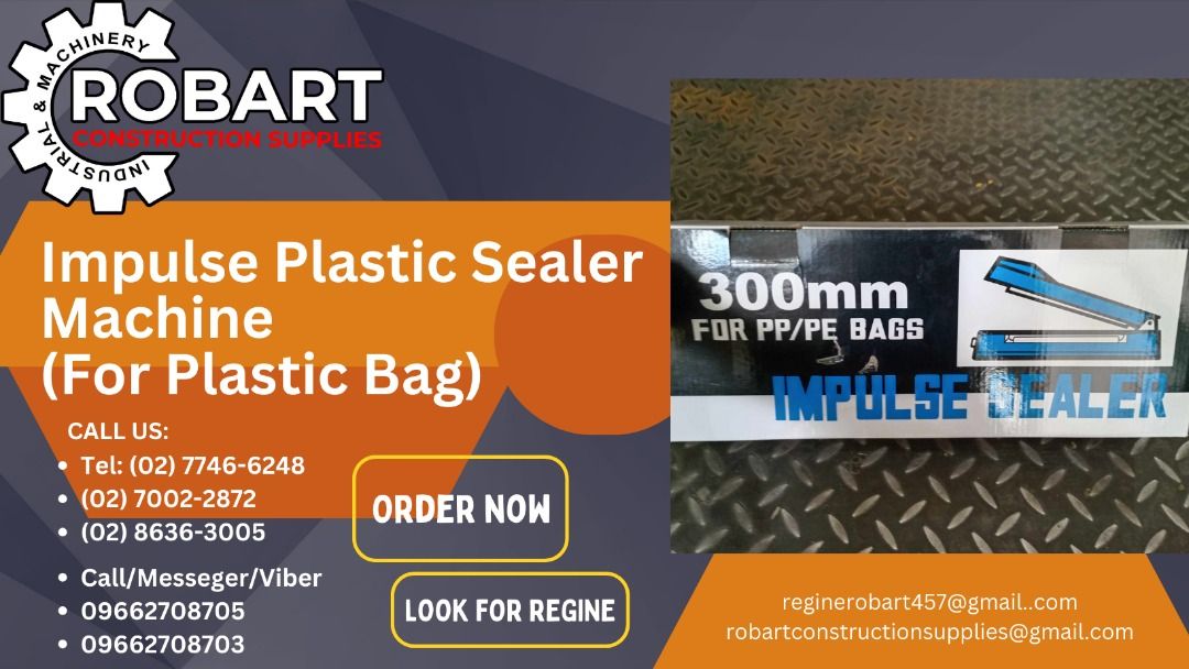 Impulse Plastic Sealer Machine (For Plastic Bag), Commercial ...