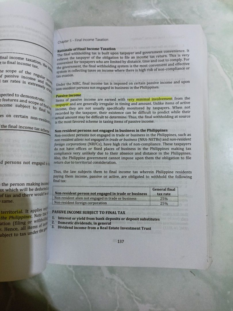 Income Taxation (2021) by Rex Banggawan, Hobbies & Toys, Books ...