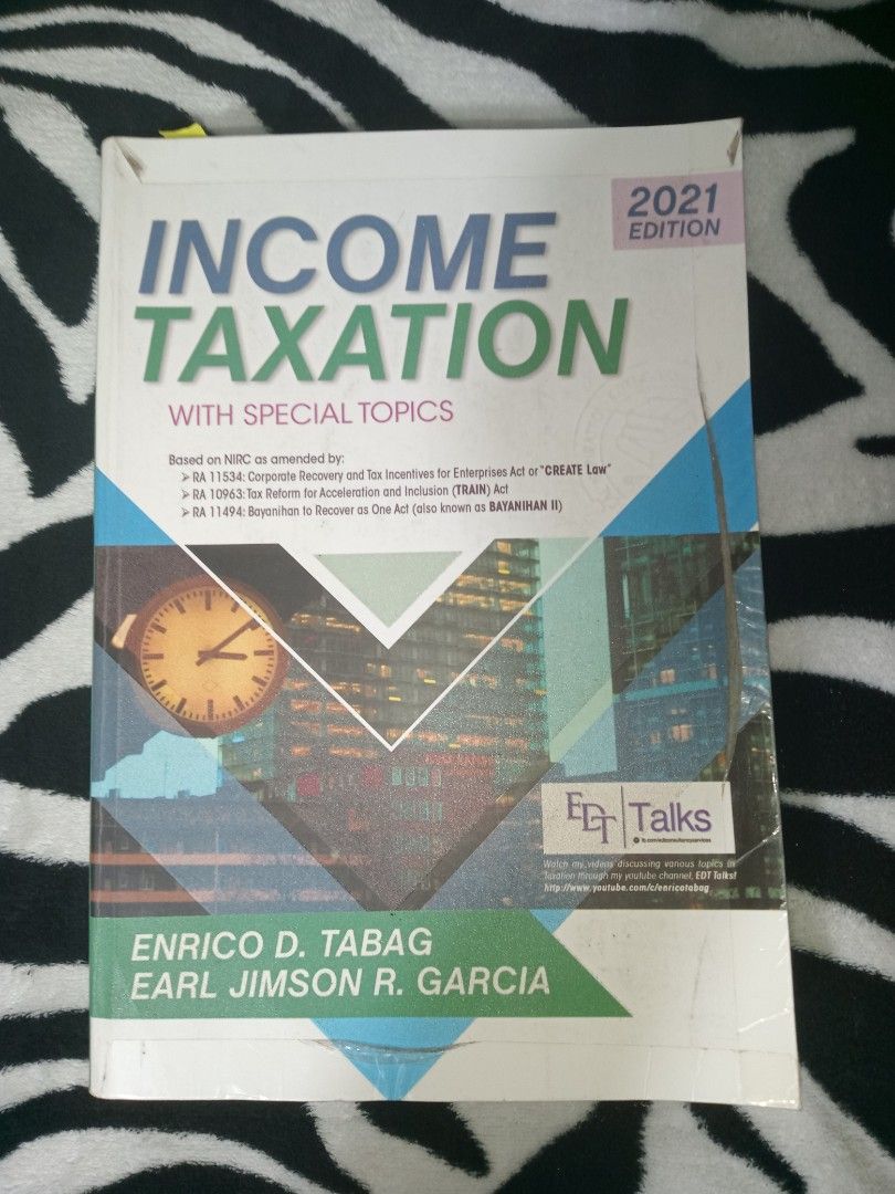 Income Taxation Tabag 2021, Hobbies & Toys, Books & Magazines, Textbooks on Carousell