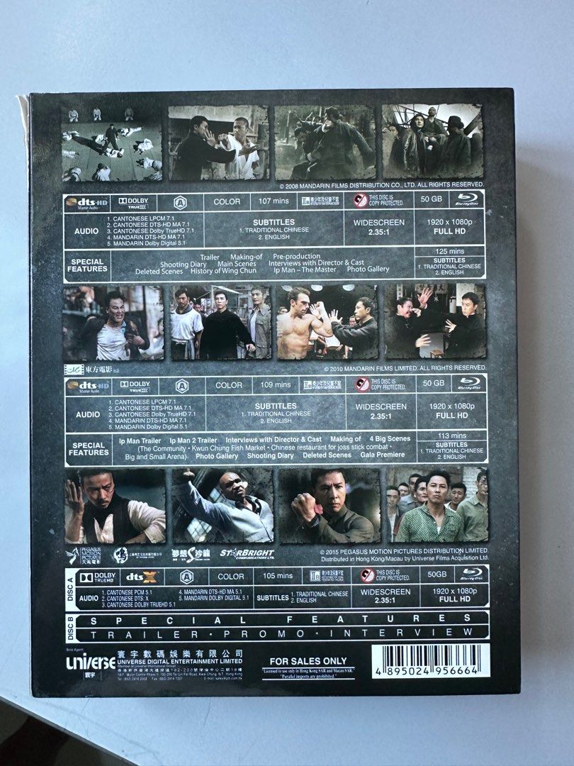 IP Man Trilogy blu ray, Hobbies & Toys, Music & Media, CDs & DVDs on Carousell