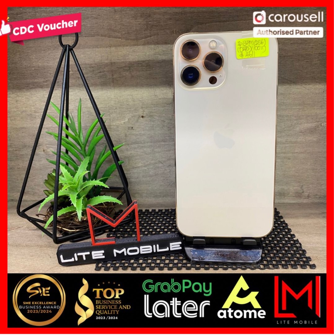 iPhone 13 Pro Max Gold 256GB, Mobile Phones & Gadgets, Mobile Phones ...