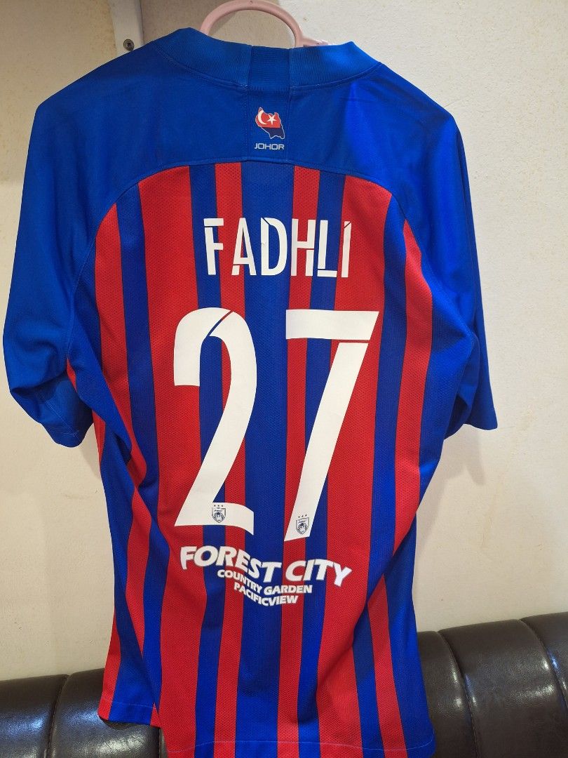 JDT jersi Fadhli Shas, Men's Fashion, Activewear on Carousell