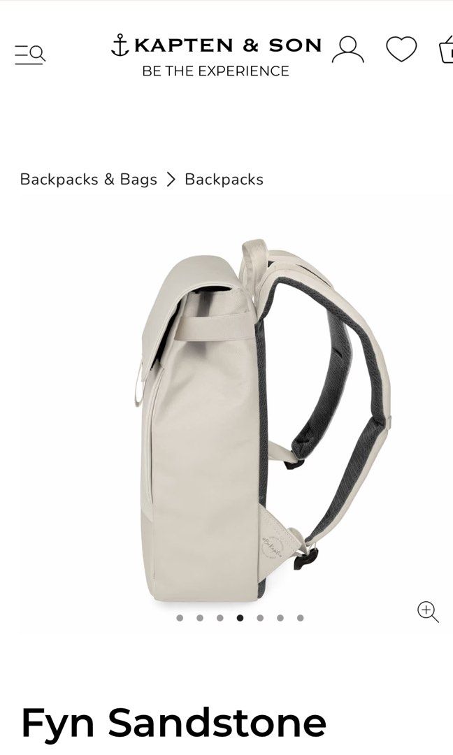 Kapten and Son Fyn Backpack, Women's Fashion, Bags & Wallets, Backpacks ...