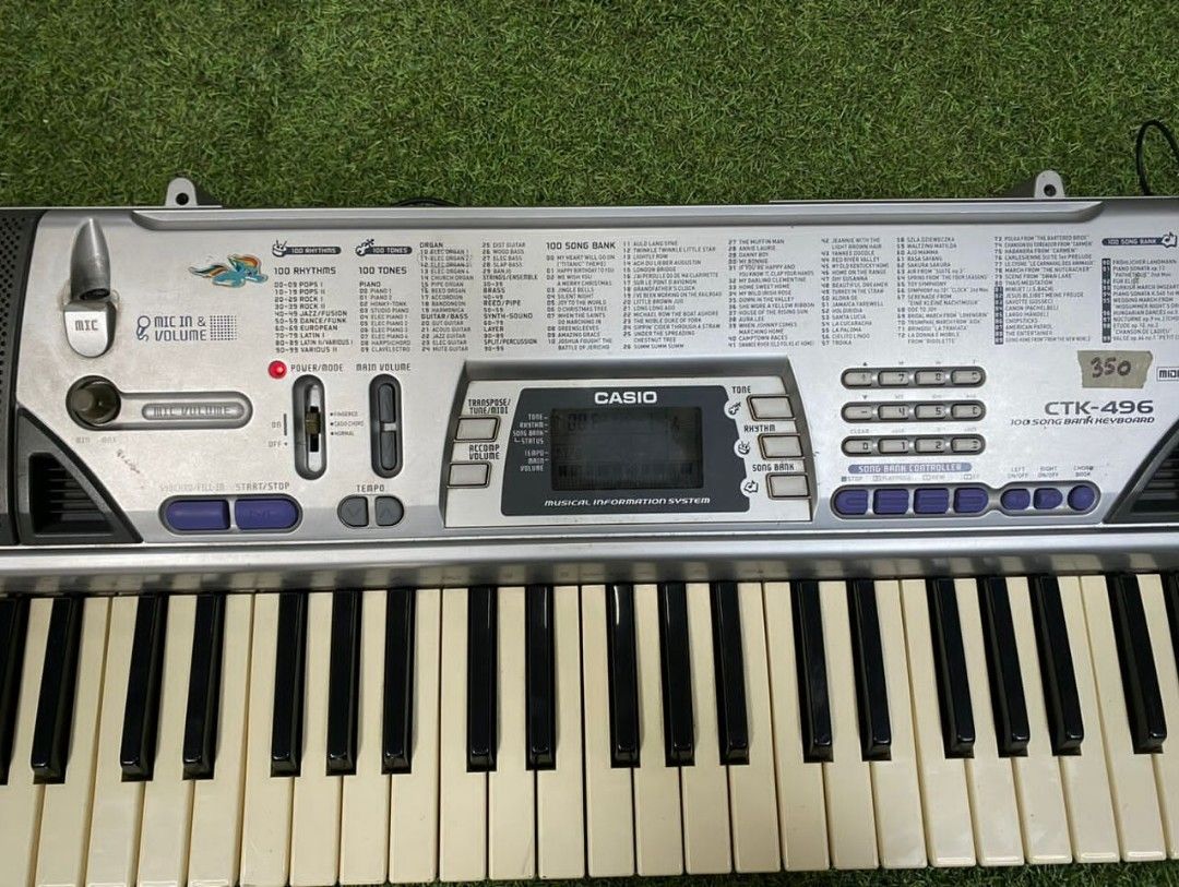 Keyboard Casio CTK 496, Hobbies & Toys, Music & Media, Musical Instruments on Carousell