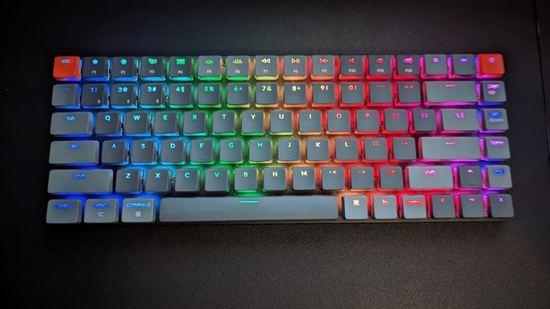keychon k3 v2 low profile red switch wireless keyboard., Computers ...